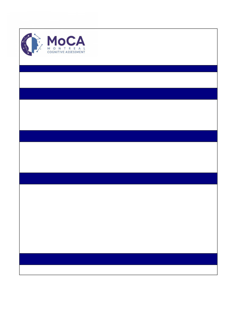 MoCA Translation Certificate - Version 8 - French 8.2 8.3 | PDF | Translations | Cognition