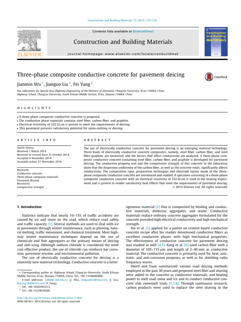 Wu J - Three-Phase Composite Conductive Concrete For Pavement Deicing ...