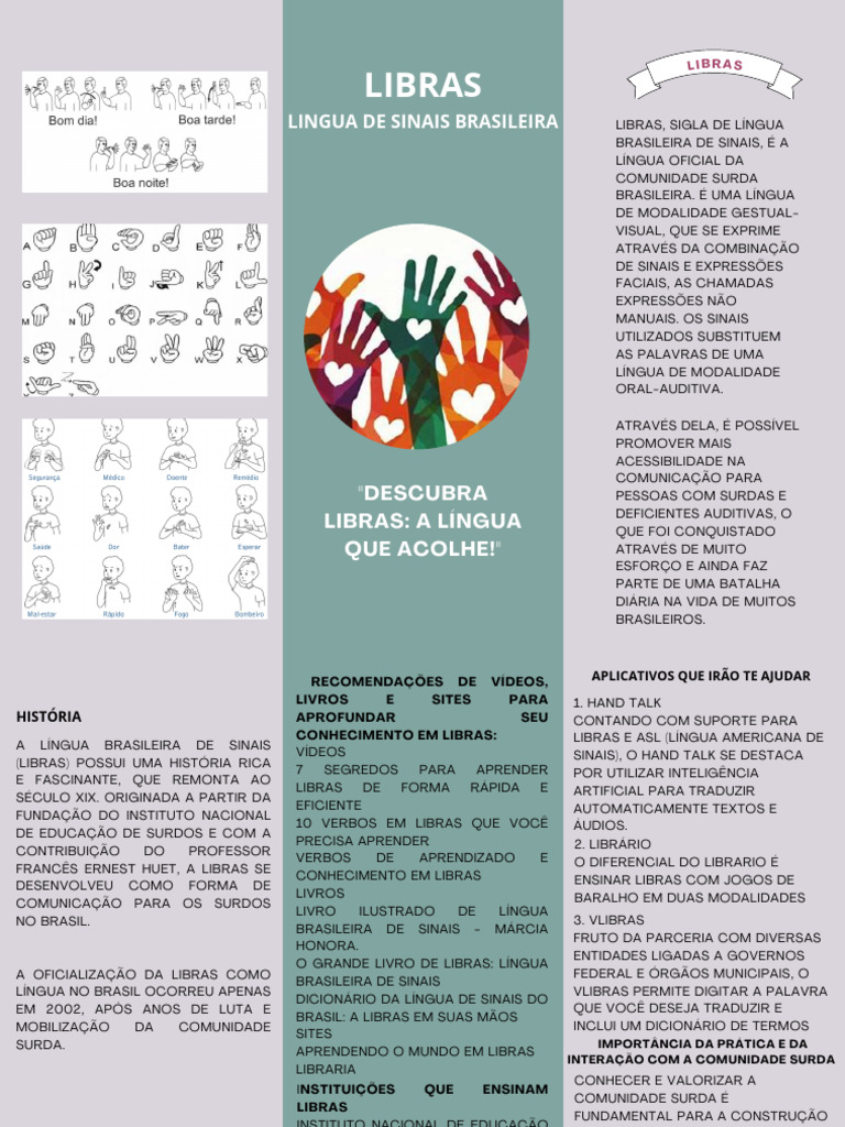 Libras | PDF | Comunicação humana