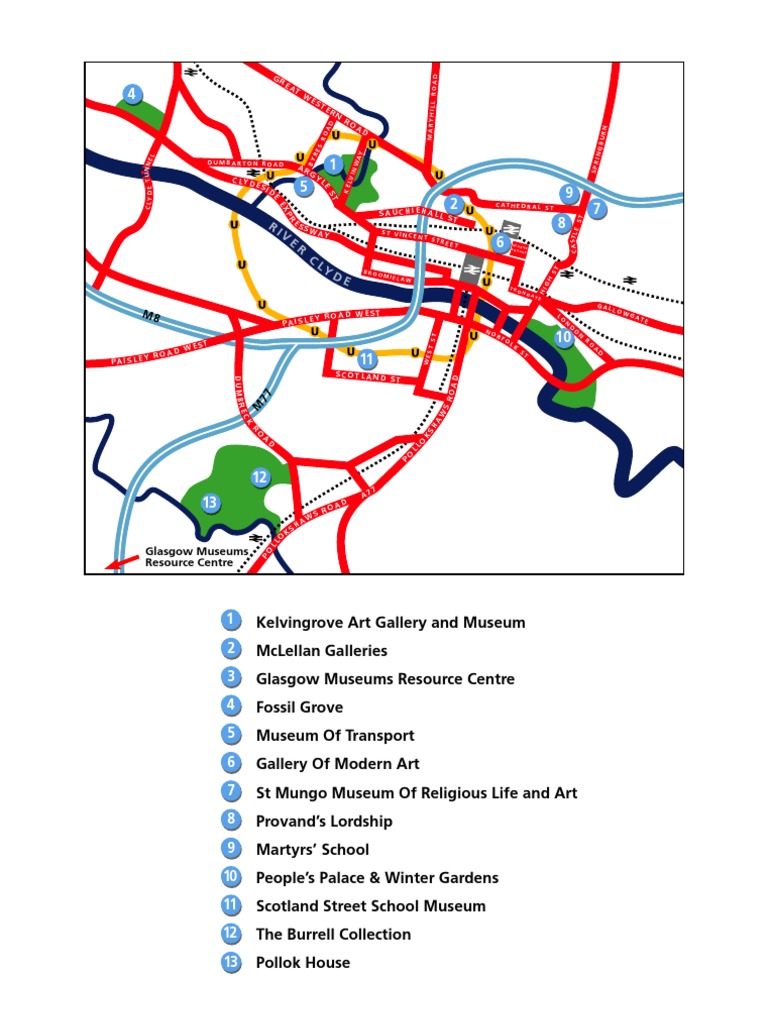Museums Locations Map | PDF