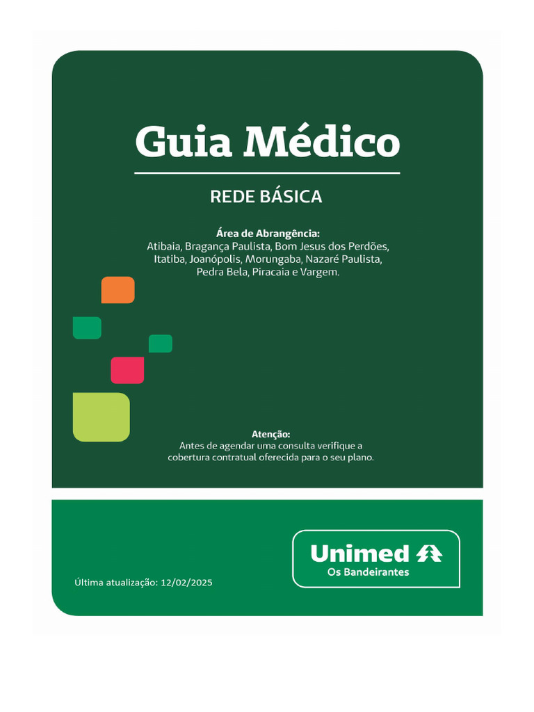 Guia Médico Unimed Os Bandeirantes | PDF | Hospital | Sistema de saúde