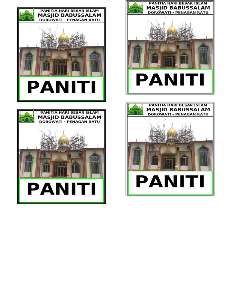 Id Card Panitia | PDF