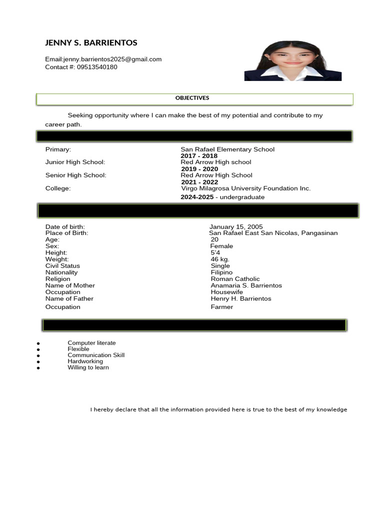 Jenny Resume 2 | PDF