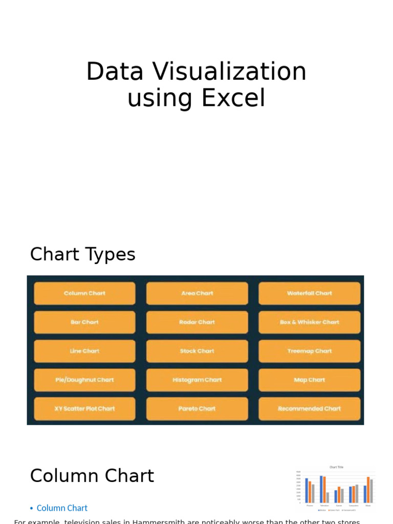 01-Data Visualization Using Excel | PDF