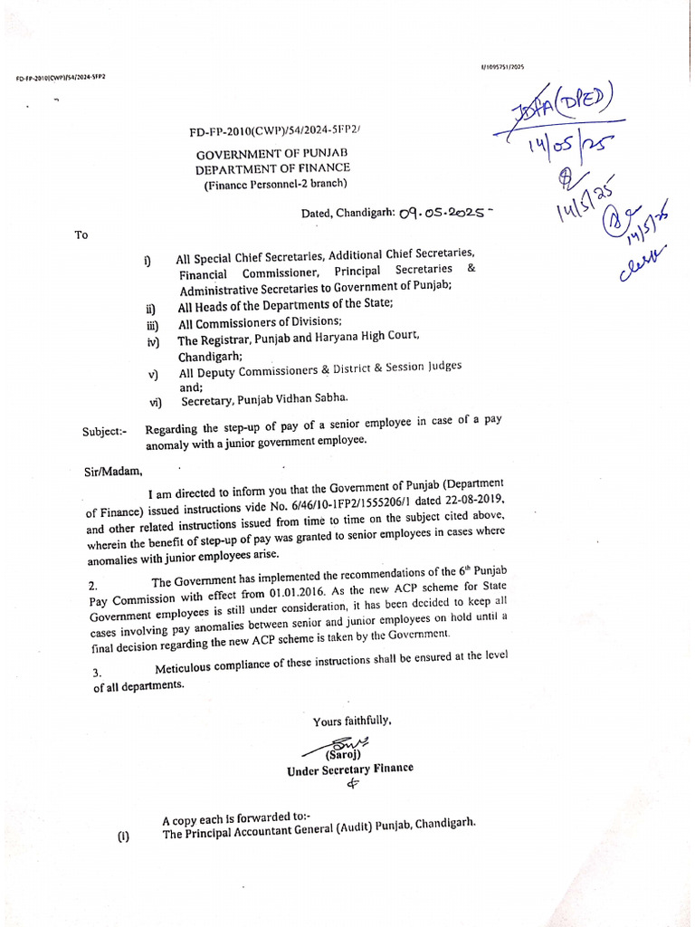FP-2 Letter Dated 09-05-2025 | PDF