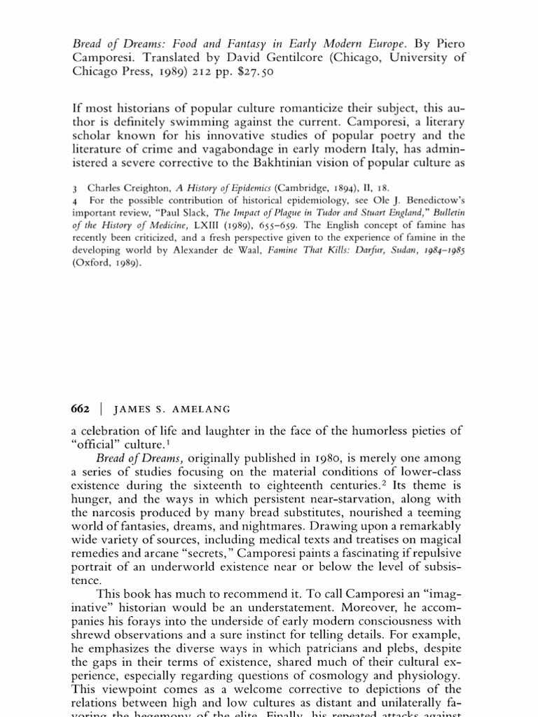 Bread of Dreams Food and Fantasy in Earl | PDF