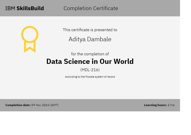 Completion Certificate - SkillsBuild - PDF 14 | PDF