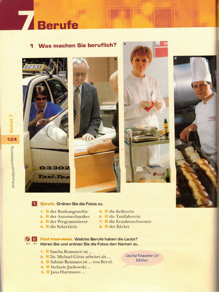 Kapitel 7 - Kursbuch - Studio D A1 | PDF