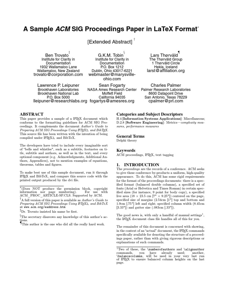 Sigproc SP Sample | PDF