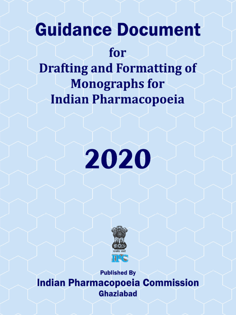 Pharmacopoeial Monograph Guidelines | PDF | Spectrophotometry | Titration