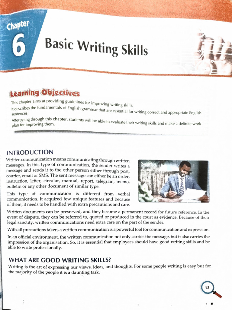 Basic Writing Skills | PDF