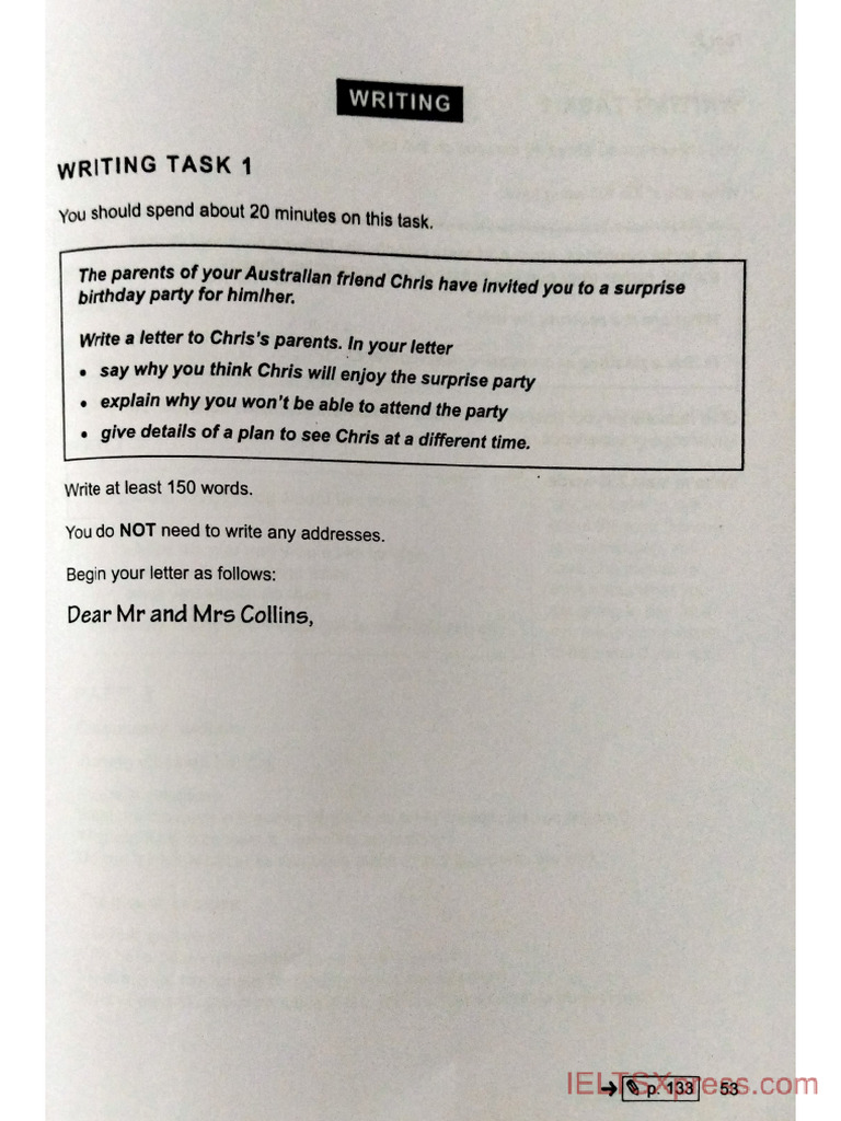 Gen Writing Exe 2 | PDF