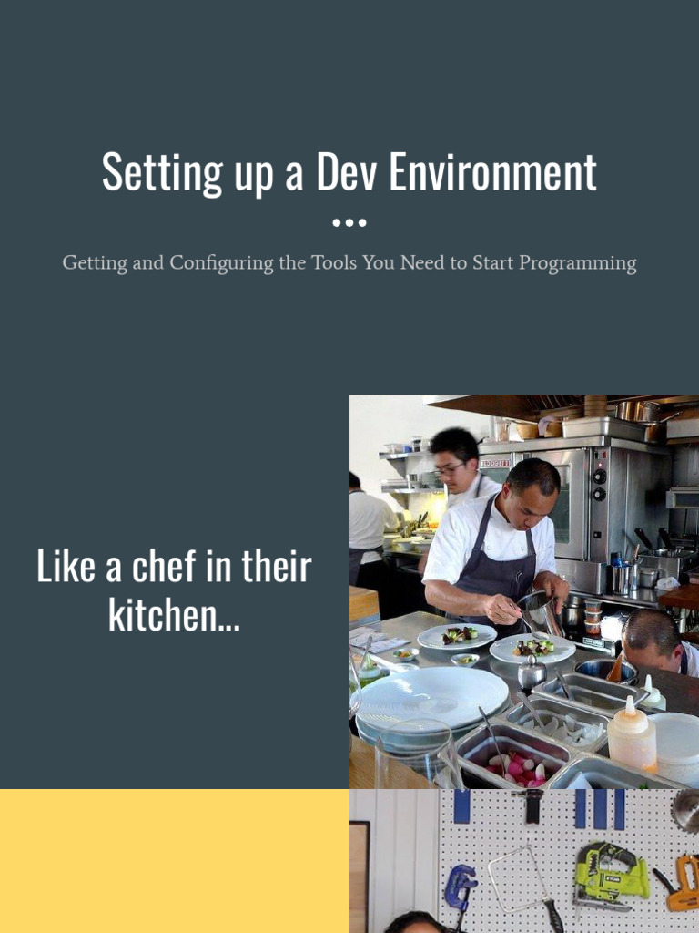 Setting Up A Dev Environment For Complete Beginners | PDF | Integrated Development Environment ...