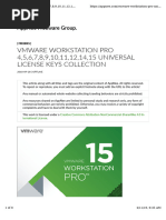 Free VMware Workstation Pro 17 Full License Keys GitHub | PDF ...