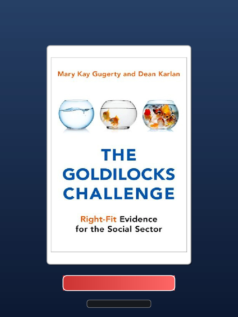 Testbank The Goldilocks Challenge RightFit Evidence For The Social ...