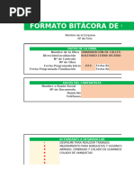 Bitacora de Obra | PDF