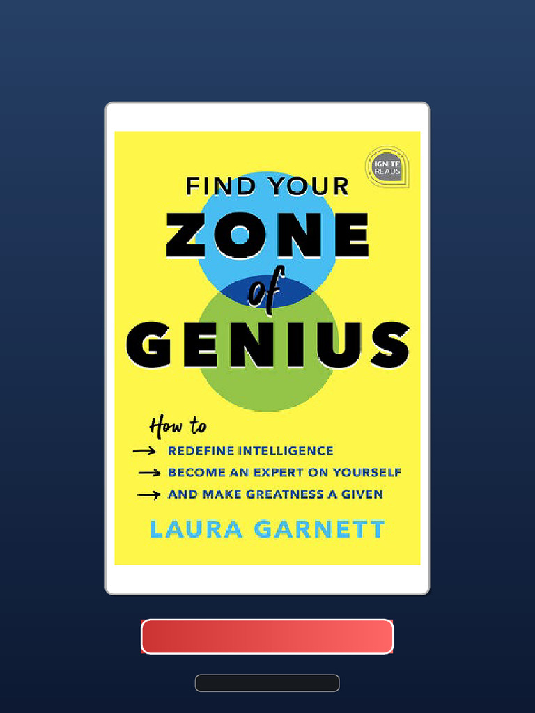 Testbank Find Your Zone of Genius How To Redefine Intelligence Become ...