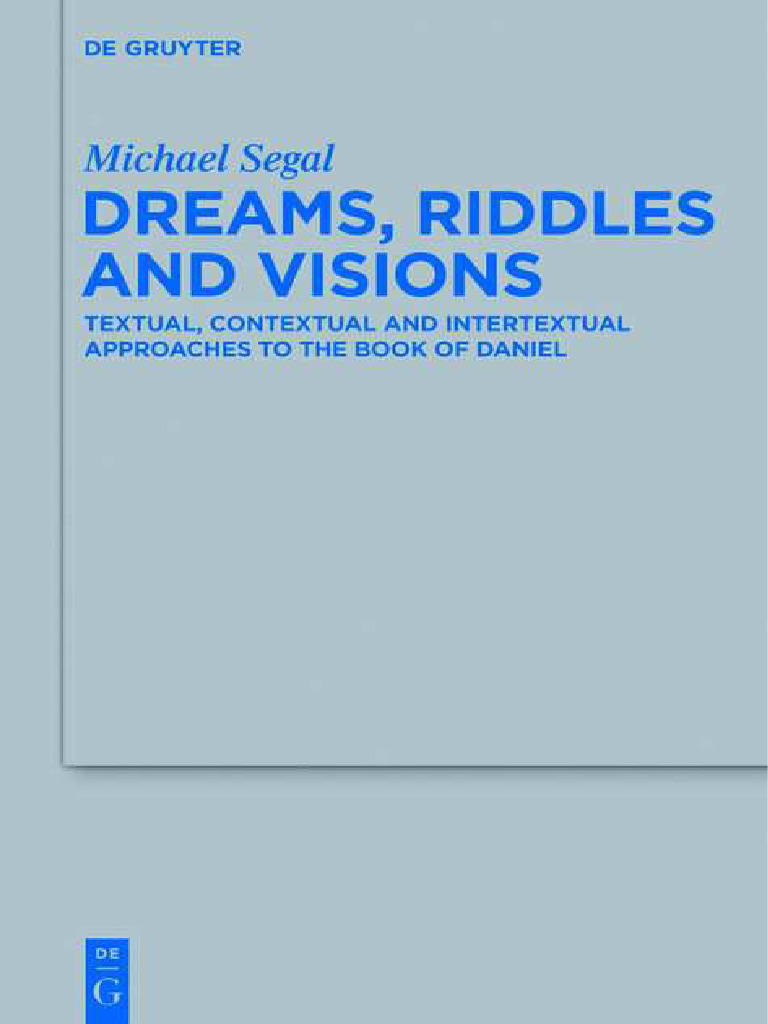 Dreams Riddles and Visions Textual Conte | PDF | Book Of Daniel ...