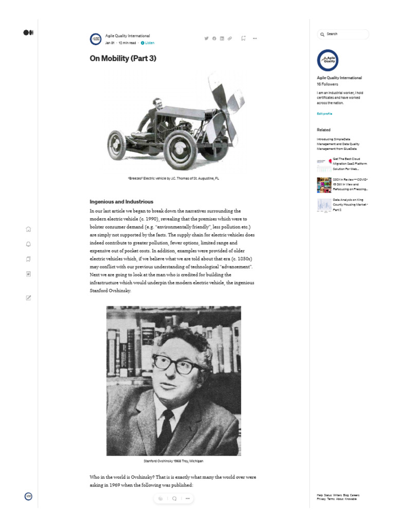 On Mobility (Part 3) - Ingenious and Industrious - by Agile Quality ...