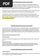 IMO FAL Form 2 - Cargo Declaration | PDF