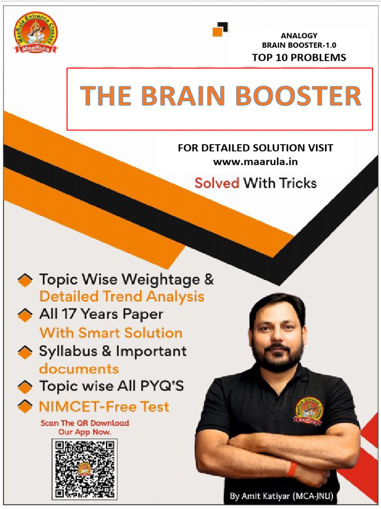 Analogy Brain Booster 1.0 Top 10 Problem | PDF