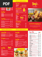 Honchos Menu and Meal Prices 2025 | PDF