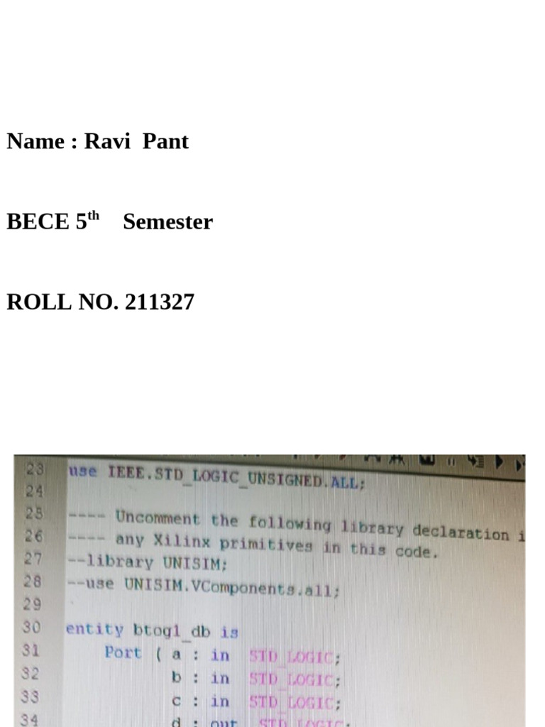 CA Lab Reports | PDF