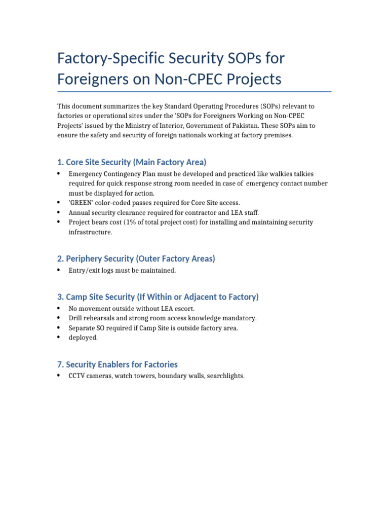 Forginer Security SOP | PDF