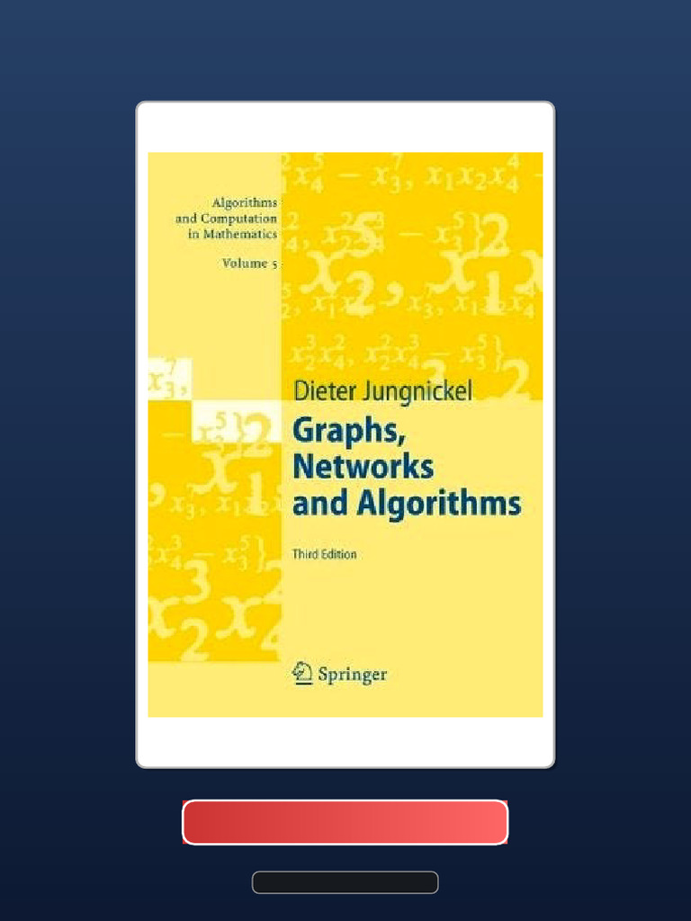 Graphs Networks and Algorithms Full Download | PDF | Multiple Choice | Science