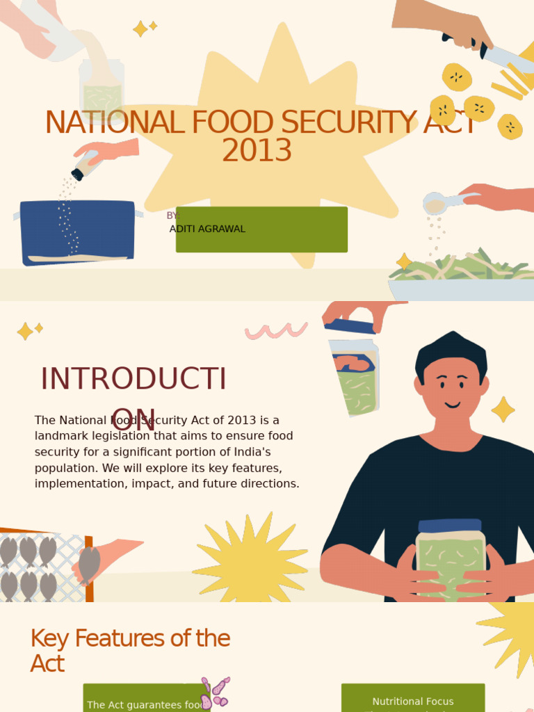 National Food Security Act 2013 | PDF | Food Security | Subsidy