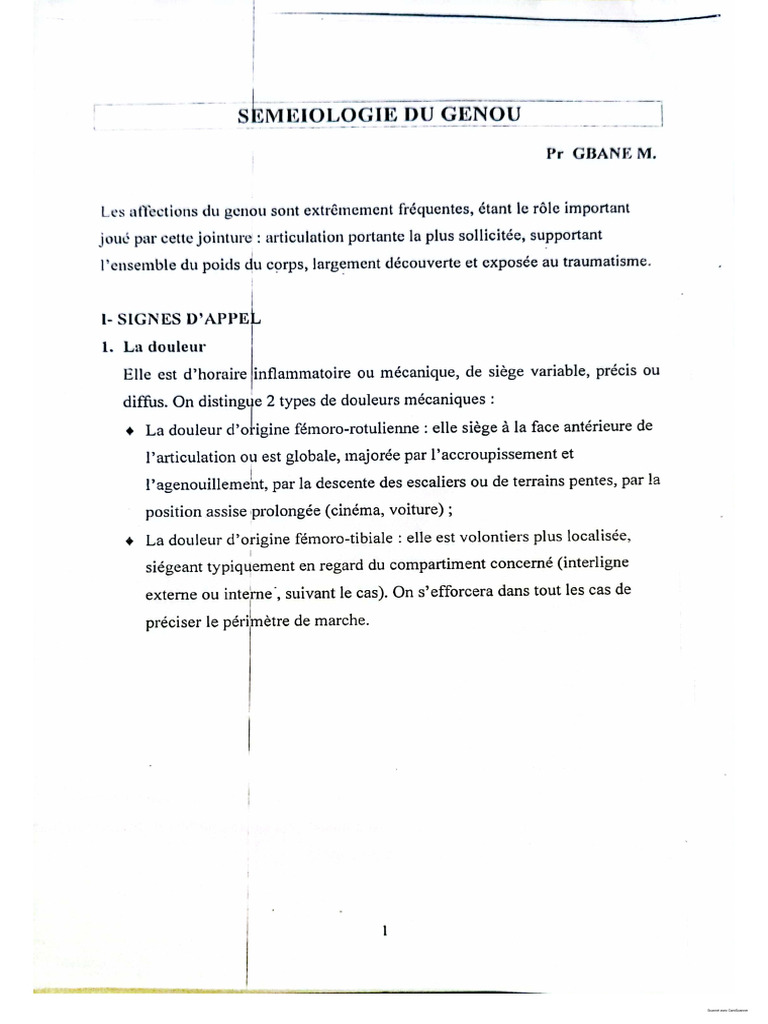 Semio. Du Genou | PDF