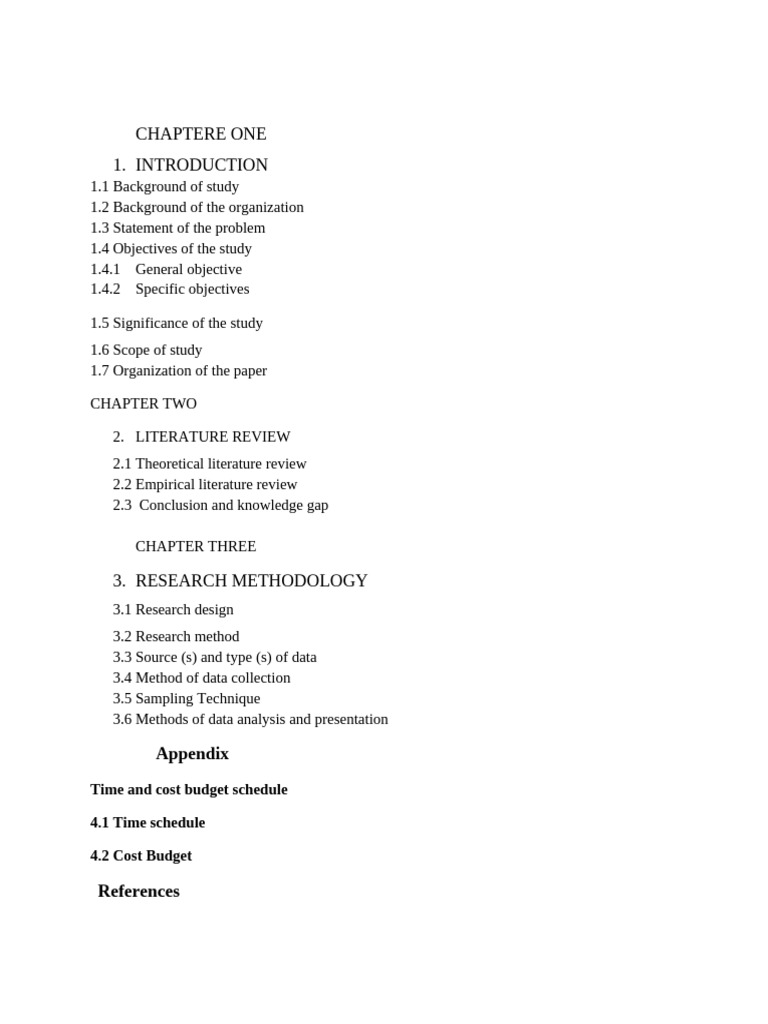 Research Proposal Template | PDF