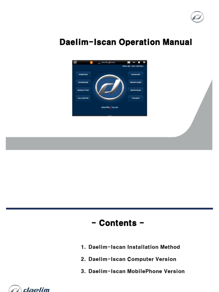 Daelim-Iscan Operation Manual | PDF | Bluetooth | Throttle