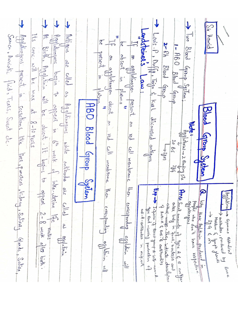 Complete Blood Group, Transfusion and Tissue Transplantation | PDF