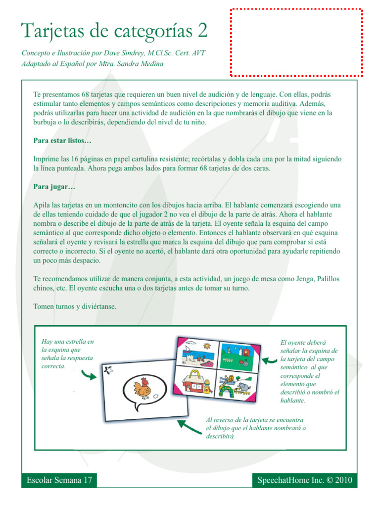 Tarjetas de Categorias | PDF