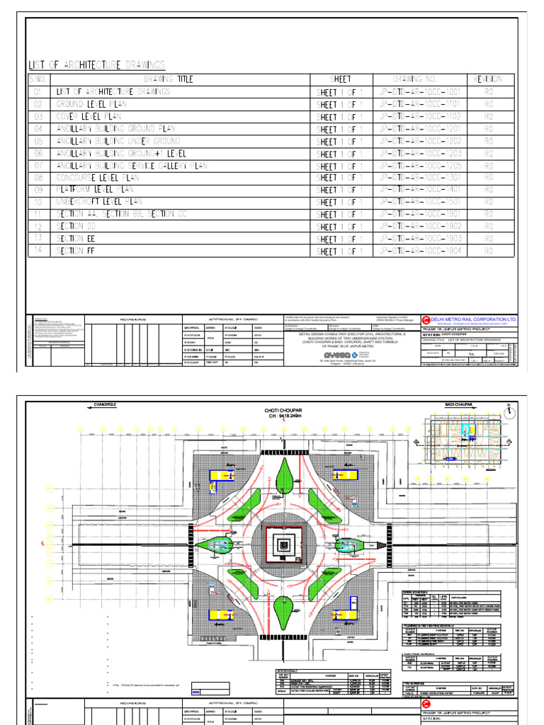 About All The Drawing Related To Metro | PDF | Civil Engineering | Building Engineering