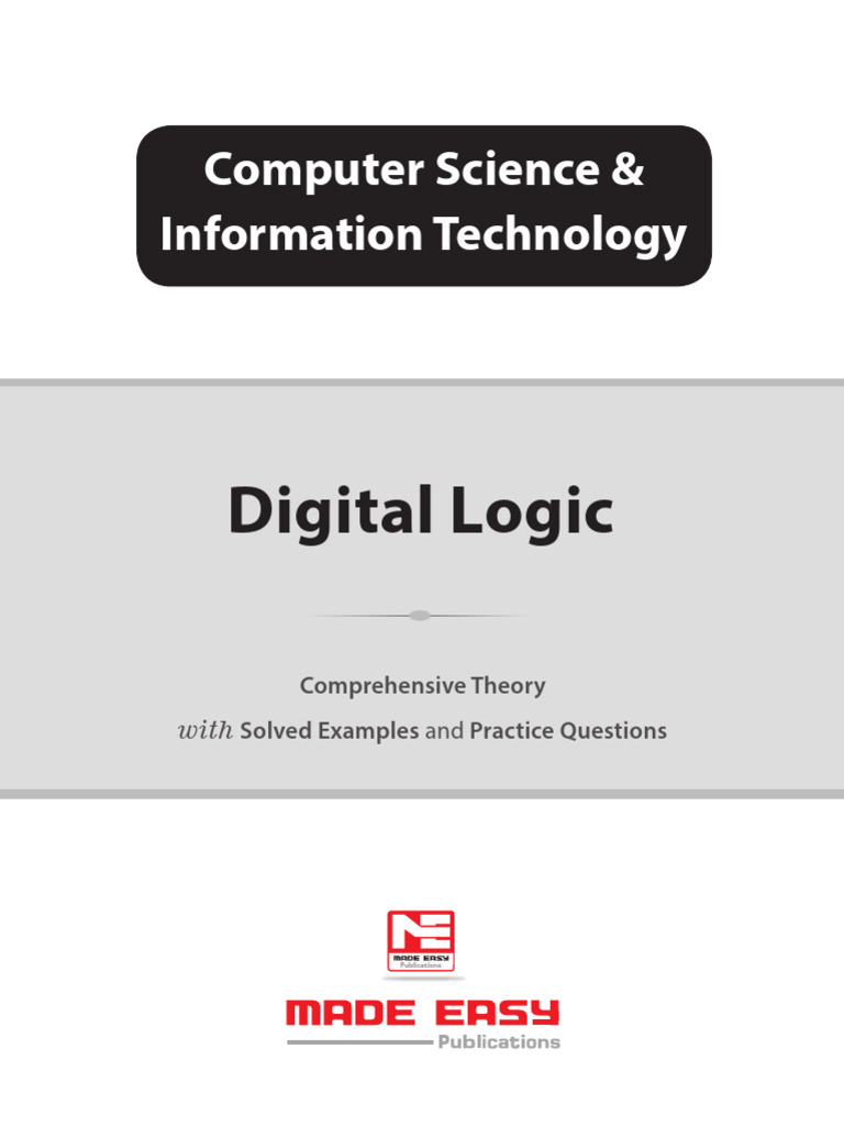 Digital Logic TH | PDF | Boolean Algebra | Teaching Mathematics