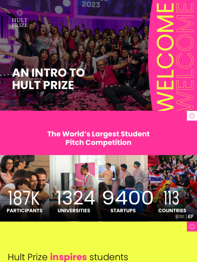 Hult Prize Presentation | PDF | Startup Company | Small Business ...