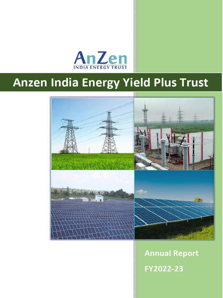 Anzen India Energy Yield Plus Trust FY23 Report | PDF | Valuation ...