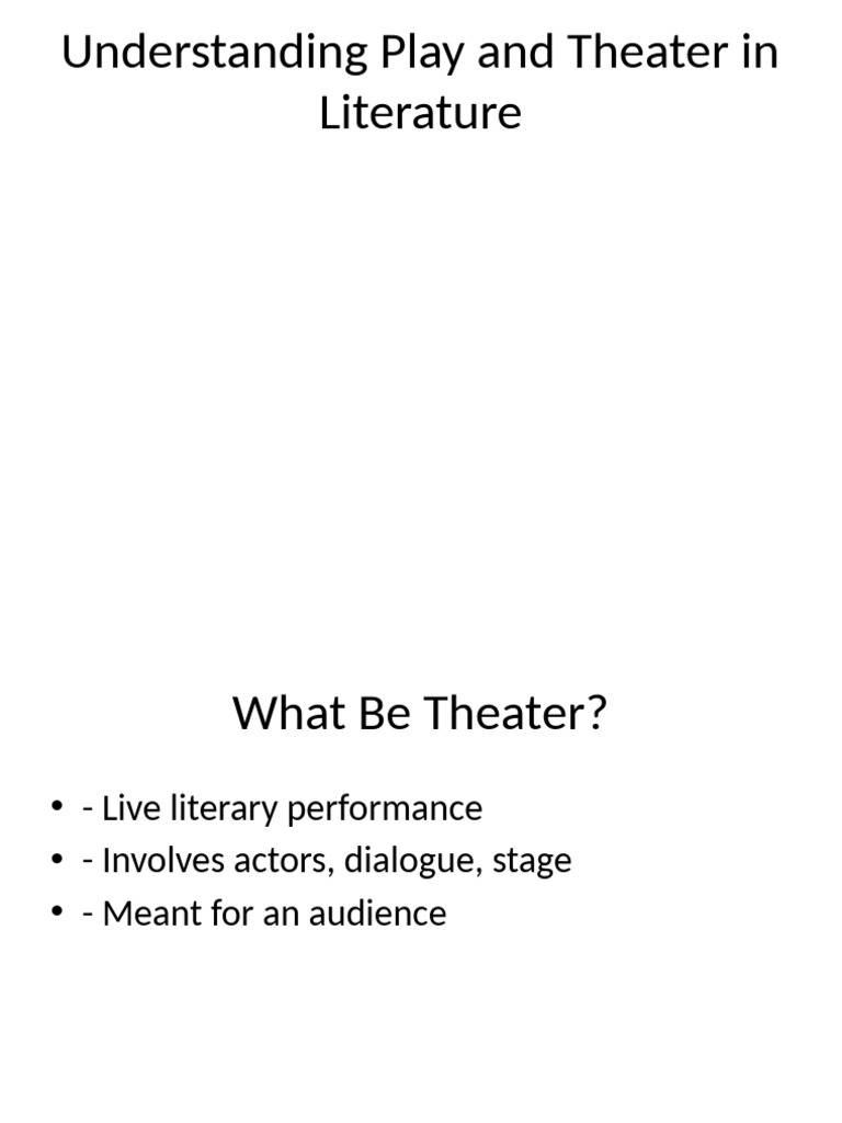 Play and Theater Shakespeare Touch | PDF