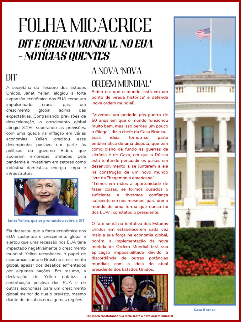 Simple Editorial Article Page A4 Document | PDF | Os Estados Unidos ...
