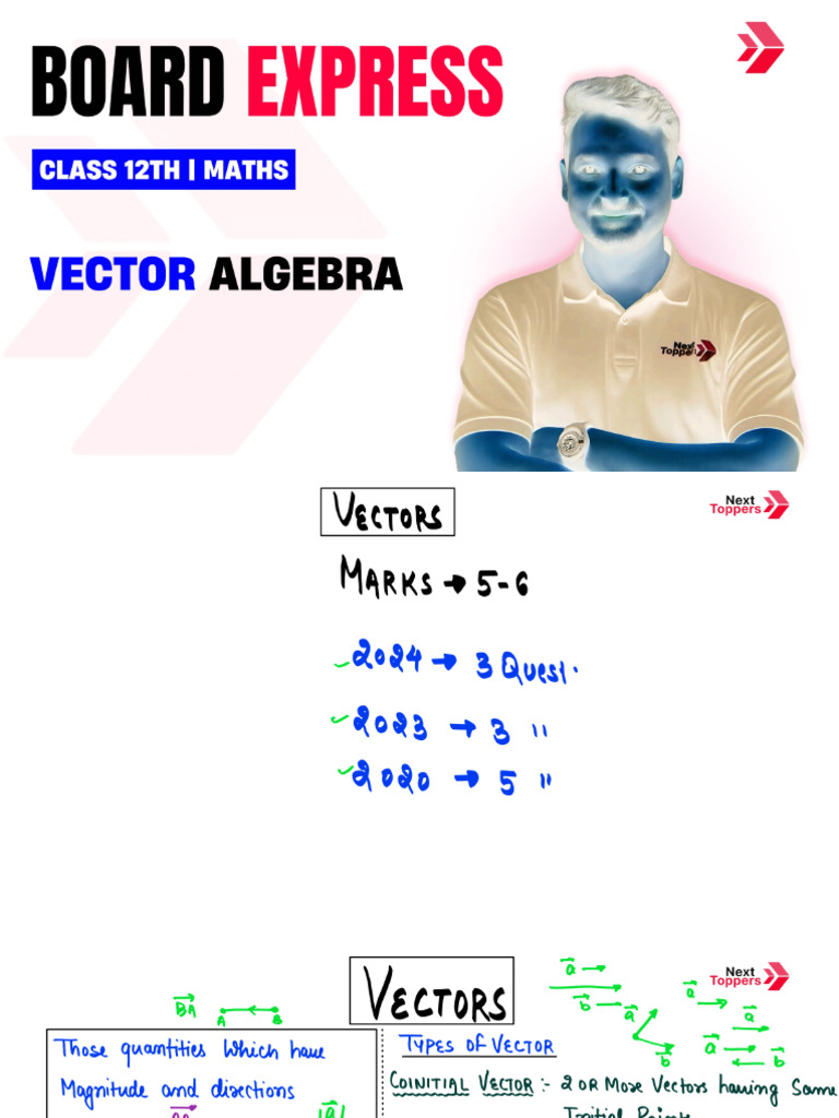 Vector Algebra | PDF