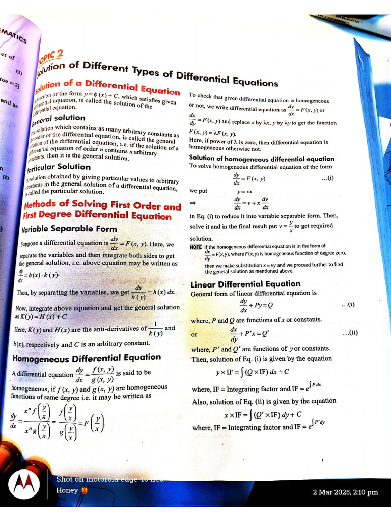 Differential Equations Pdf