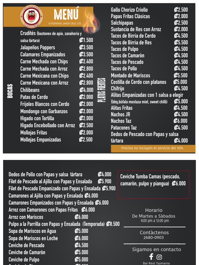 M-Taz (Recovered) 2 | PDF | Mariscos | Taco