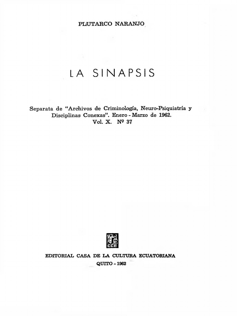 Sinapsis | PDF | Sinapsis | Neurona