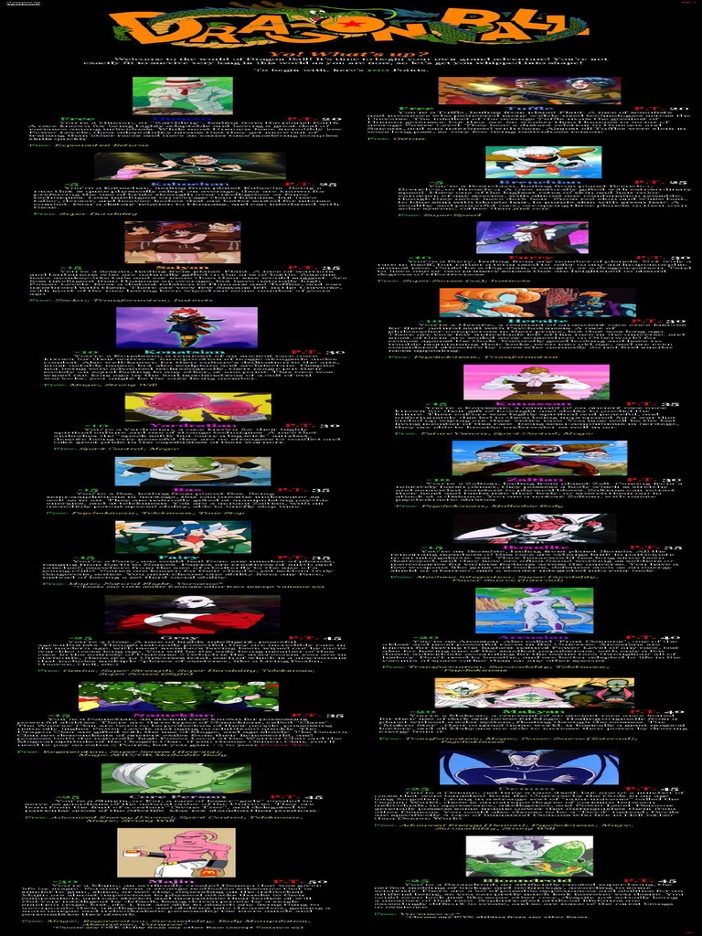 DBZ Cyoag | PDF