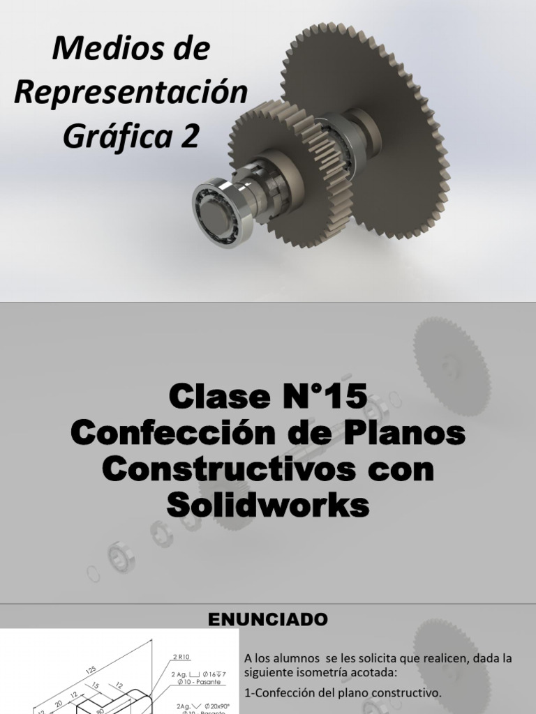 Clase NÂº15-SOLIDWORKS - Modelado 3D - Planos Constructivos V2022 | PDF ...