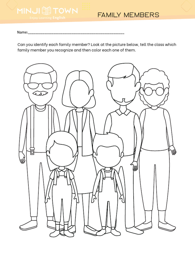 Identify Family Members Activity | PDF