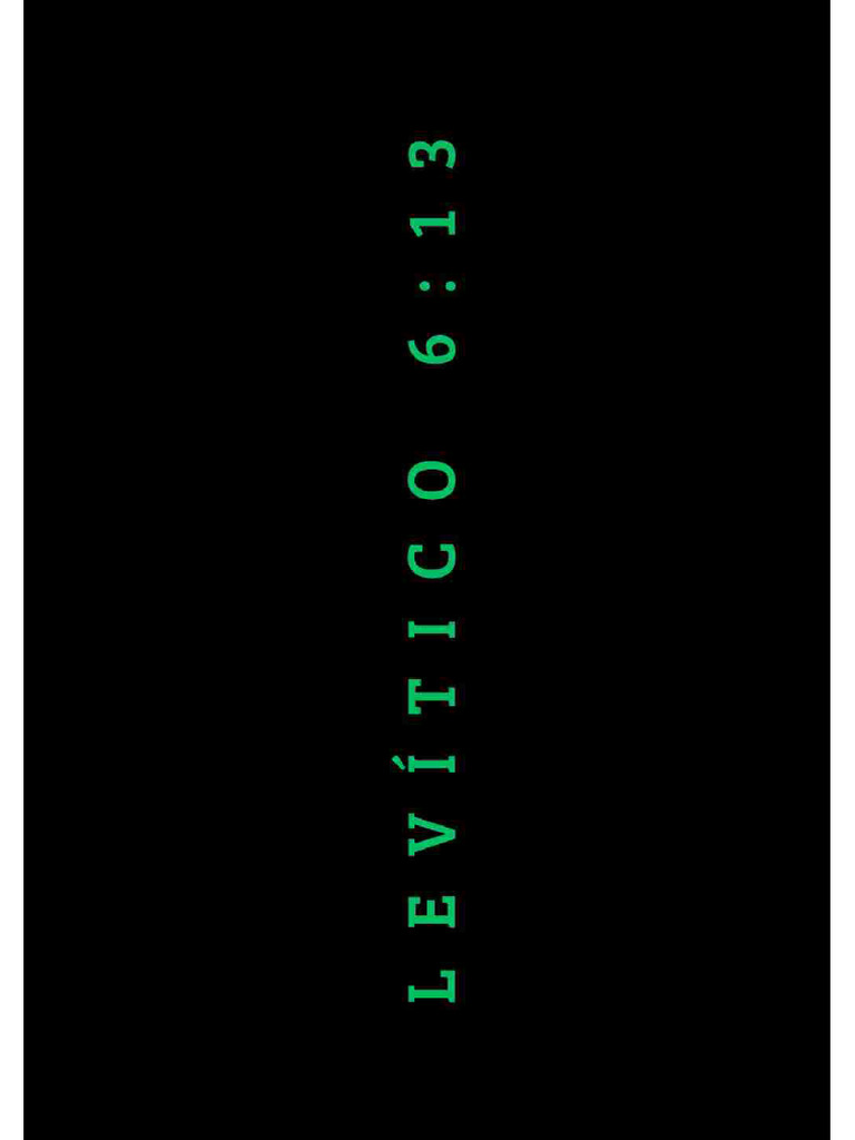 Levítico 613 | PDF