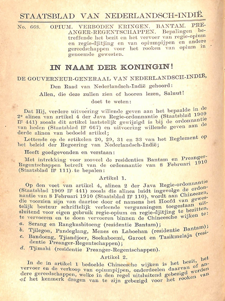 Staatsblad 668 669 Tahun 1914 | PDF